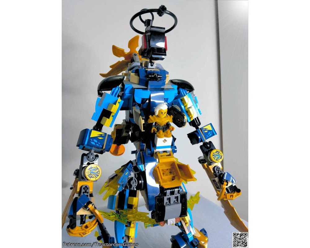 LEGO MOC 71796 Imperial Black Halo Lightning Trophy Mecha by Reactorcore | Rebrickable - Build ...