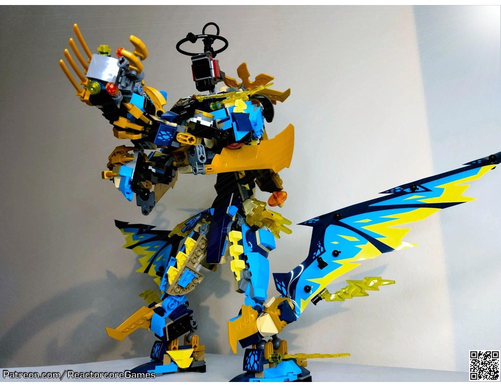 LEGO MOC 71796 Imperial Black Halo Lightning Trophy Mecha by Reactorcore | Rebrickable - Build ...