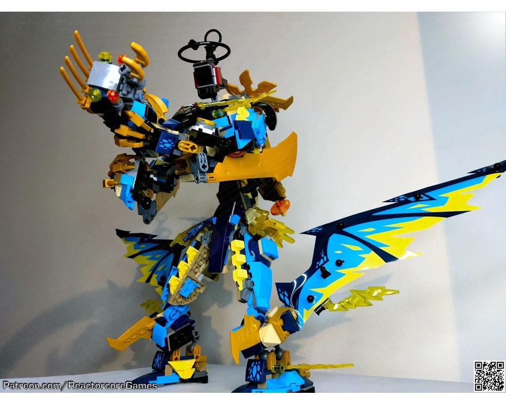 LEGO MOC 71796 Imperial Black Halo Lightning Trophy Mecha by Reactorcore | Rebrickable - Build ...