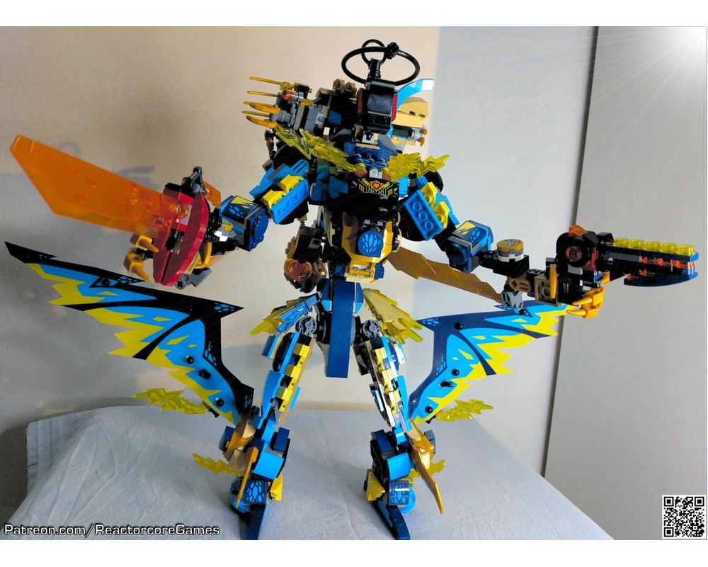 LEGO MOC 71796 Imperial Black Halo Lightning Trophy Mecha by Reactorcore | Rebrickable - Build ...