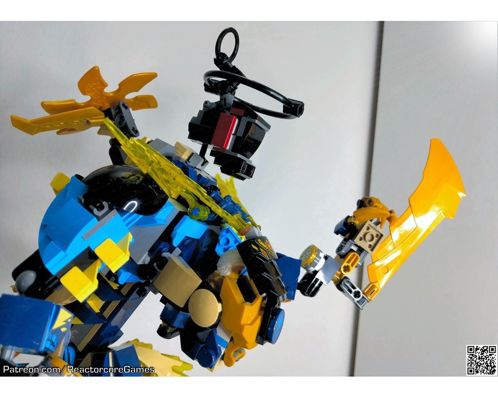 LEGO MOC 71796 Imperial Black Halo Lightning Trophy Mecha by Reactorcore | Rebrickable - Build ...