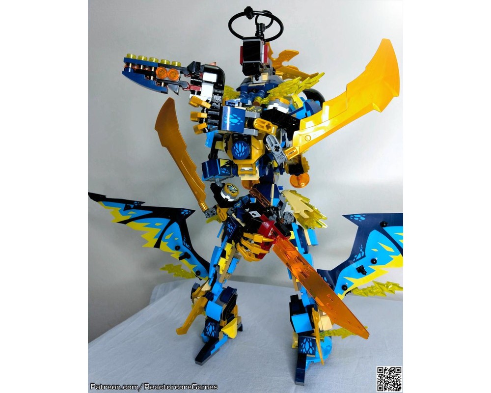 LEGO MOC 71796 Imperial Black Halo Lightning Trophy Mecha by ...