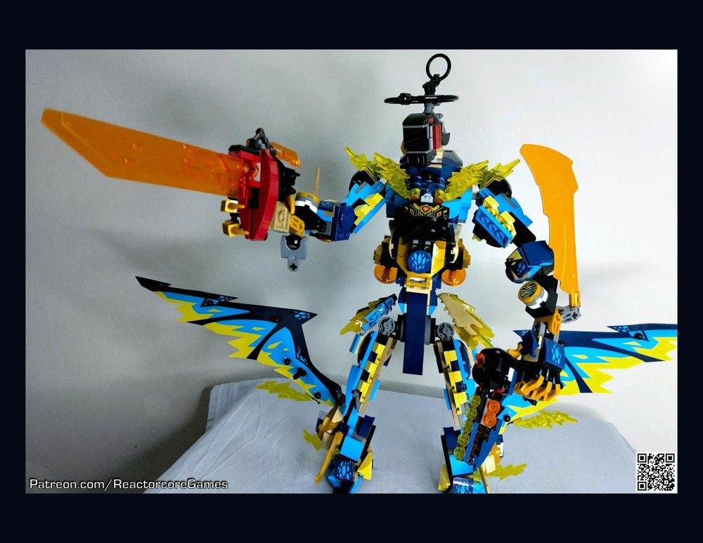 LEGO MOC 71796 Imperial Black Halo Lightning Trophy Mecha by Reactorcore | Rebrickable - Build ...