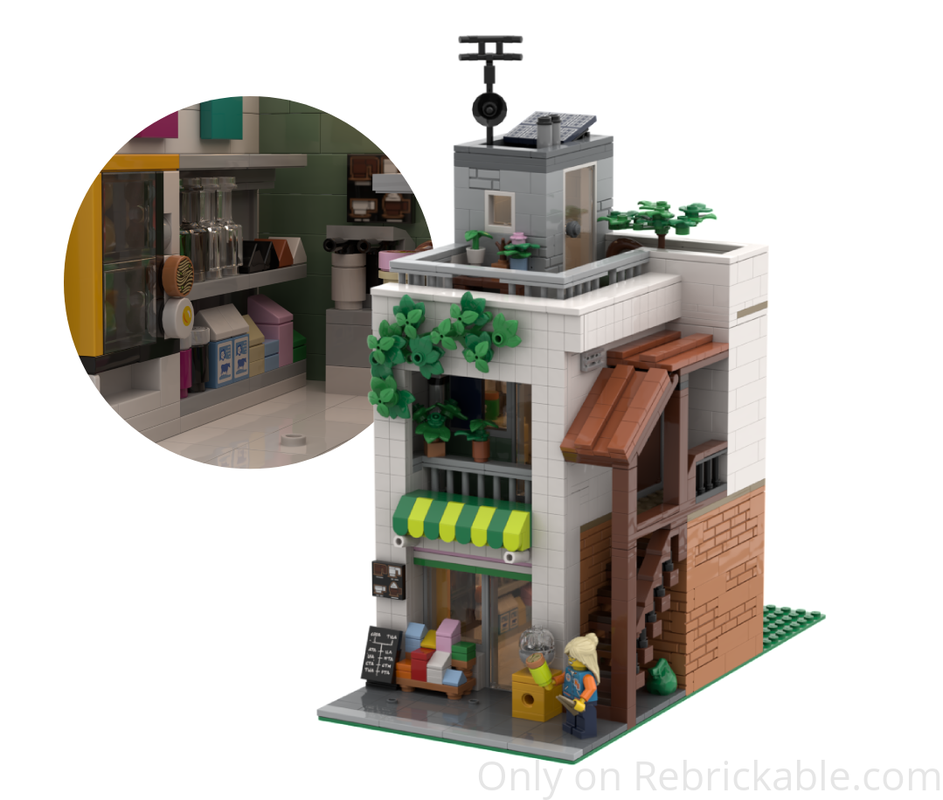 LEGO MOC Convenience Store by rebelnili | Rebrickable - Build with LEGO