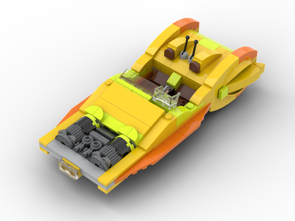 LEGO MOC XJ-7 Airspeeder by Solobuilder1 | Rebrickable - Build with LEGO