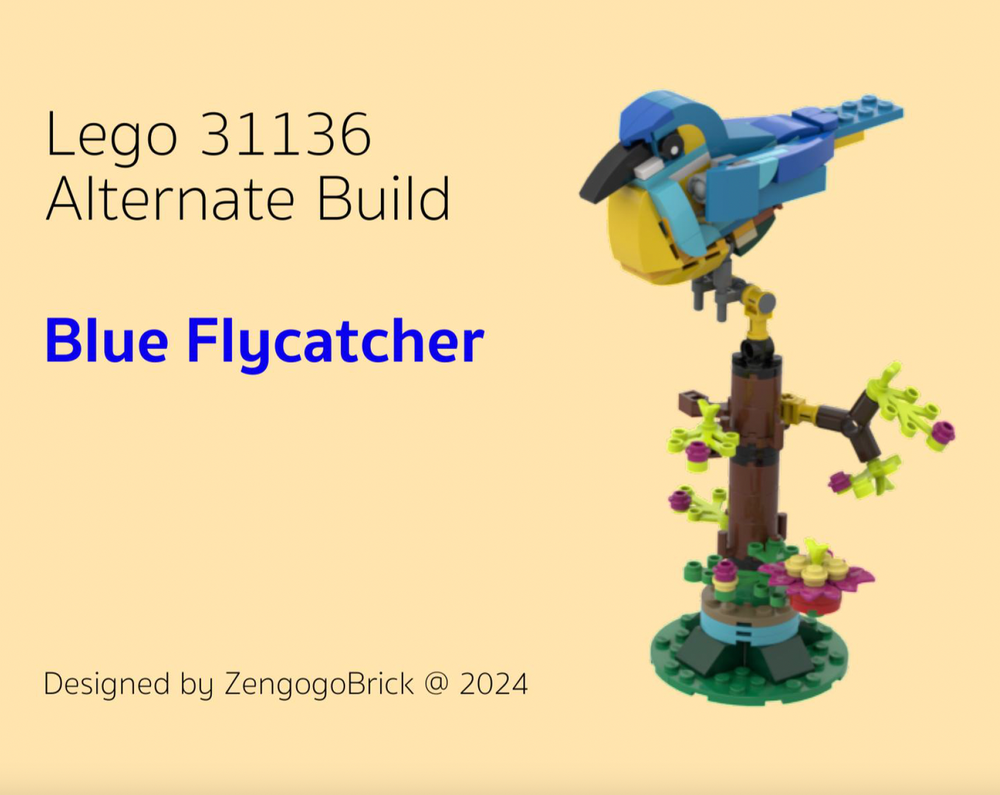 LEGO MOC 31136 Blue Flycatcher by zengogobrick | Rebrickable - Build ...
