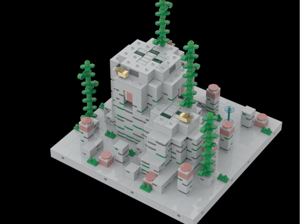 LEGO MOC Minifigure-Scale Ocean Ruin by ConsiderANapkin | Rebrickable ...