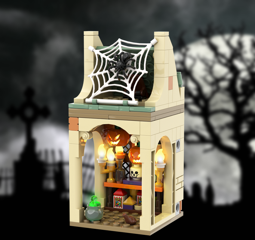 LEGO MOC Halloween Treat Tower by JD Bricks | Rebrickable - Build with LEGO