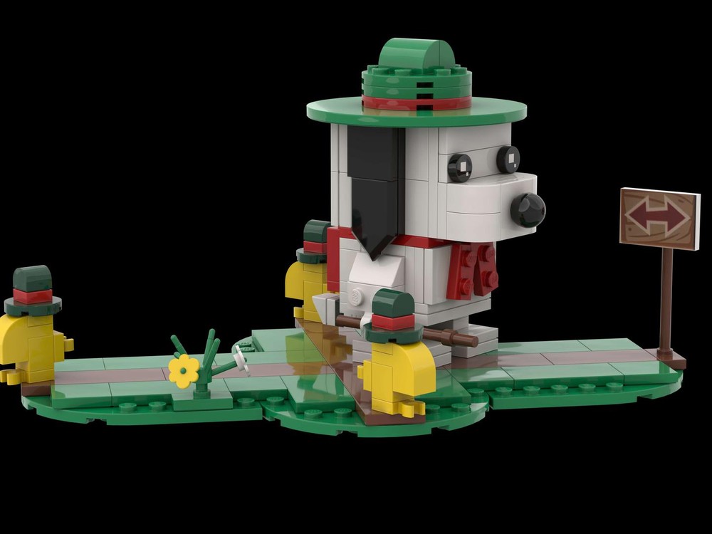 LEGO MOC Snoopy (Hiking Edition) by Puremadness | Rebrickable - Build ...