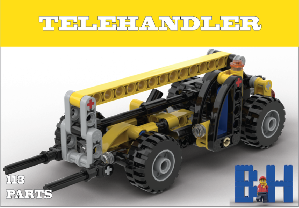 LEGO MOC Technic Telehandler Mini-Scale by Blake Hogan Builds ...