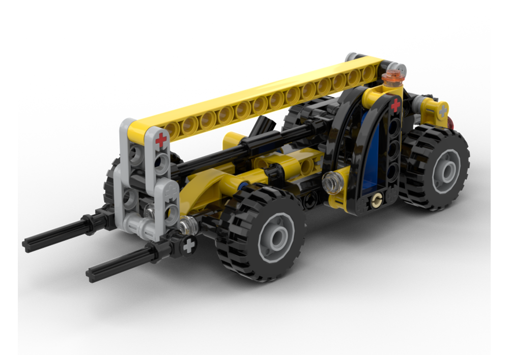 LEGO MOC Technic Telehandler Mini-Scale by Blake Hogan Builds ...