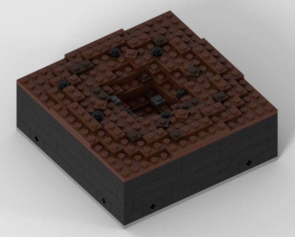 LEGO MOC Modular Terrain - Large Shell Crater by mikey2110 ...