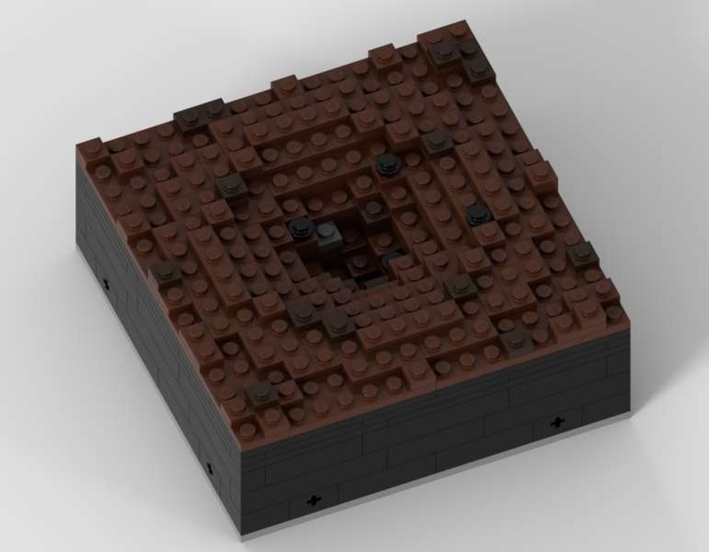 LEGO MOC Modular Terrain - Medium Shell Crater by mikey2110 ...