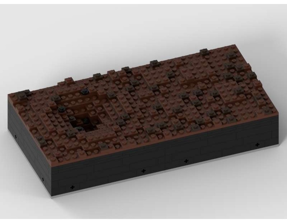 LEGO MOC Modular Terrain - Medium Shell Crater by mikey2110 ...