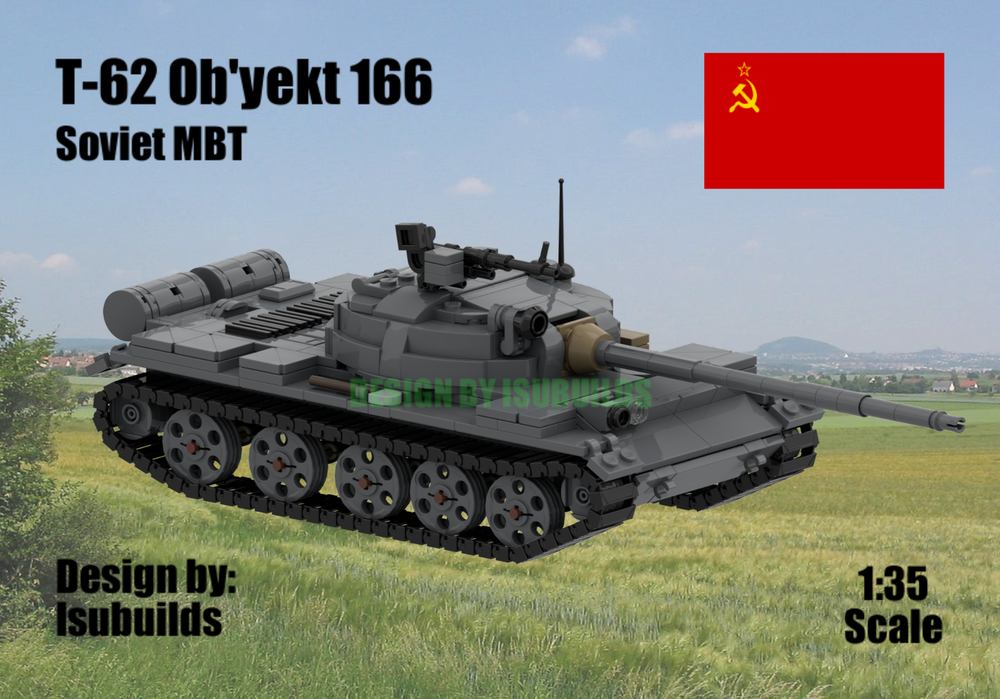 LEGO MOC T-62 by Isubuilds | Rebrickable - Build with LEGO