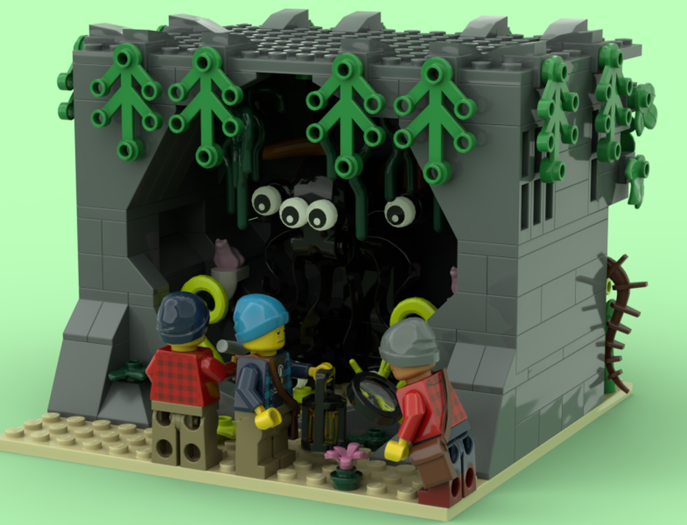 LEGO MOC The Cave by Mlong1013 | Rebrickable - Build with LEGO