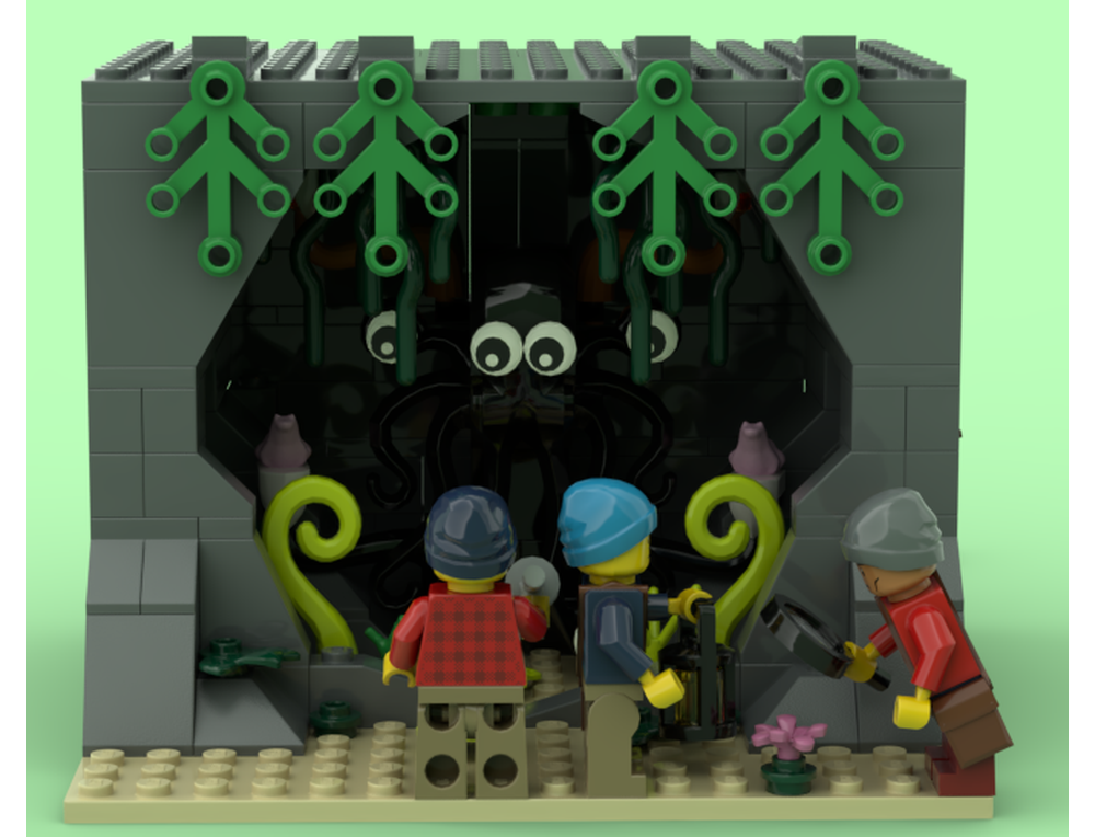 LEGO MOC The Cave by Mlong1013 | Rebrickable - Build with LEGO