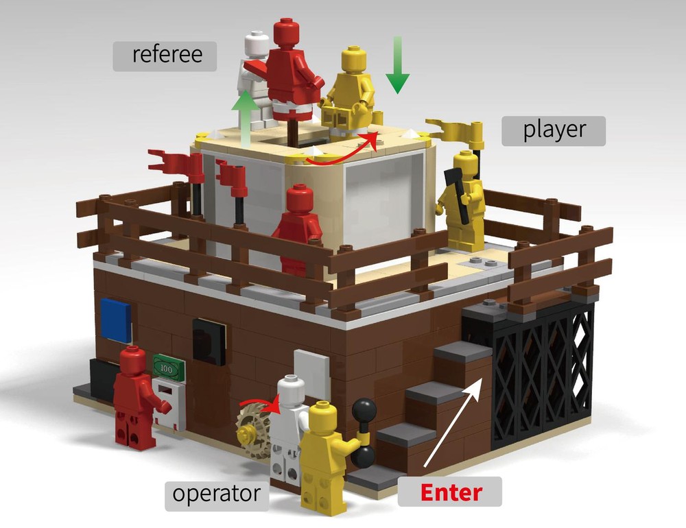 LEGO MOC Arena match by Build Brick | Rebrickable - Build with LEGO