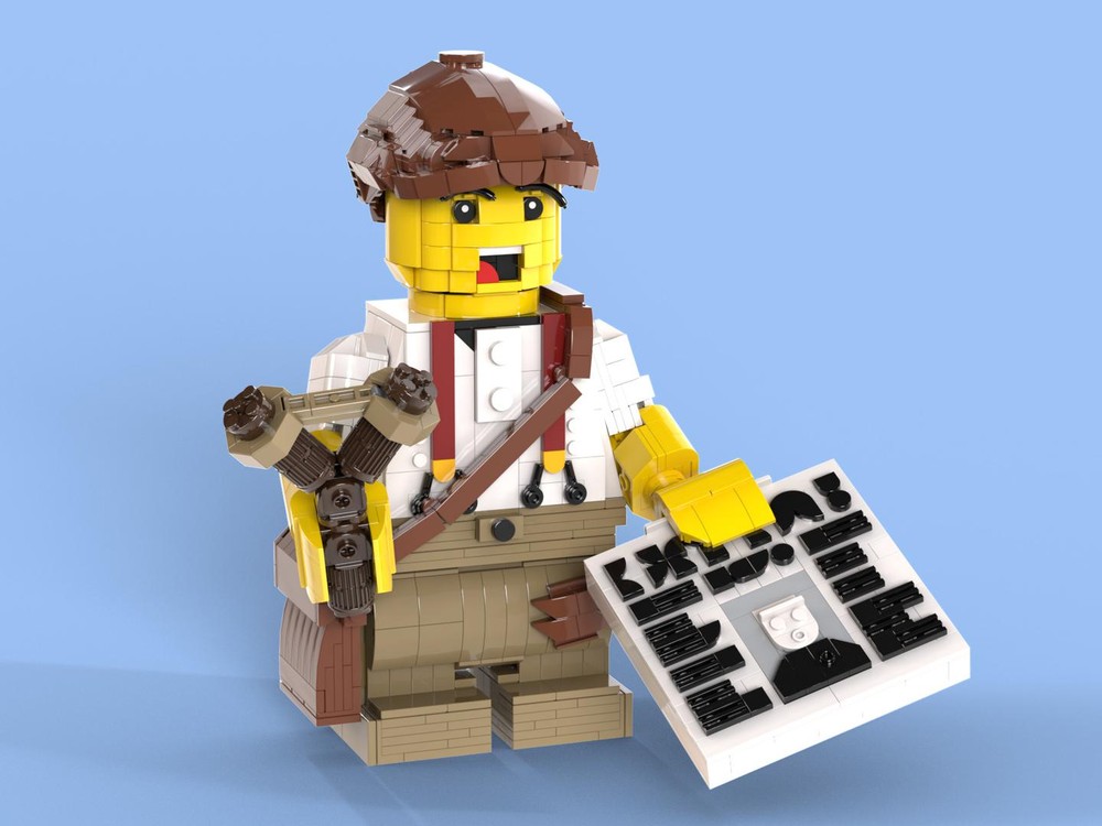 LEGO MOC Newspaper Kid 6:1 by SylvainLS | Rebrickable - Build with LEGO