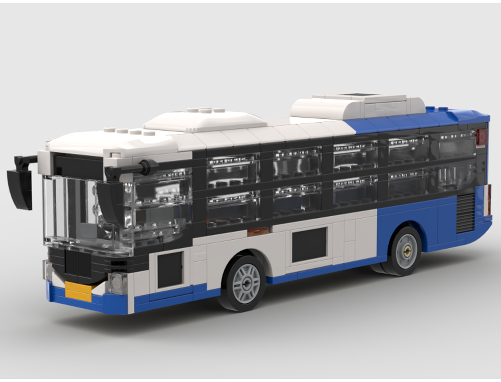 Lego Moc Bus By Zpc Rebrickable Build With Lego