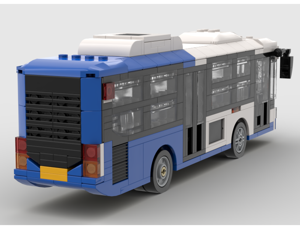 Lego Moc Bus By Zpc Rebrickable Build With Lego