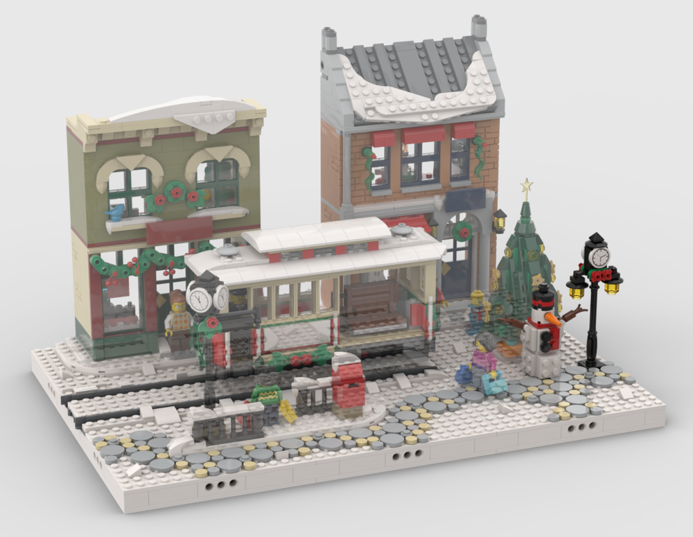 LEGO MOC Winter Village - Display for set 10308 Holiday Main Street by ...