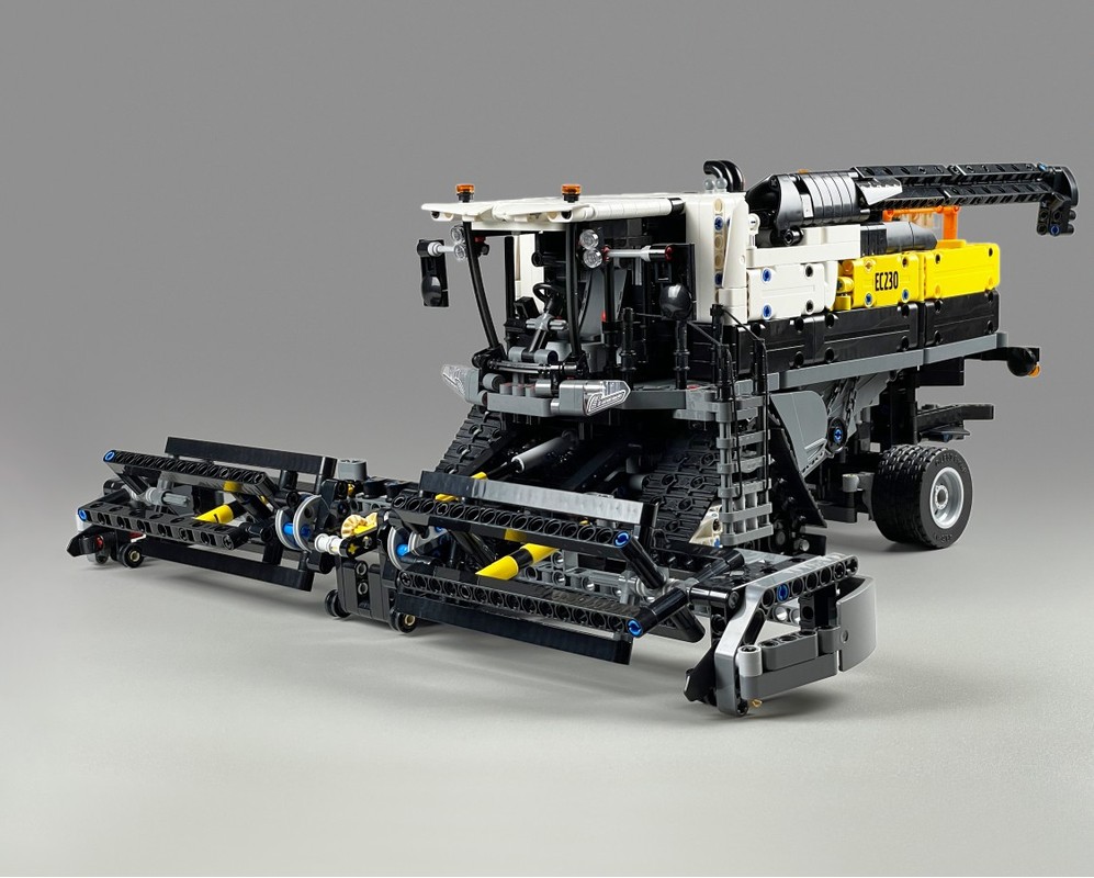LEGO MOC Big Combine Harvester with trailer by Guys and Bricks ...