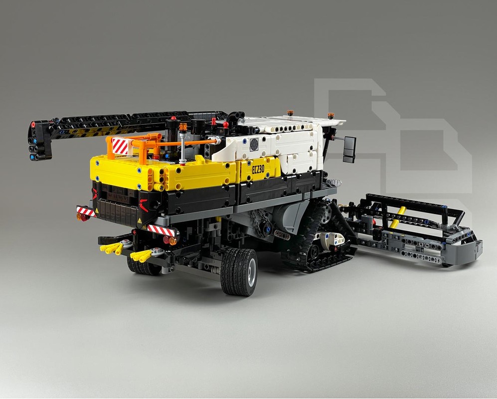 LEGO MOC Big Combine Harvester with trailer by Guys and Bricks ...