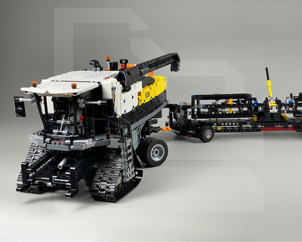 LEGO MOC-197691 Big Combine Harvester with trailer by Guys and Bricks ...