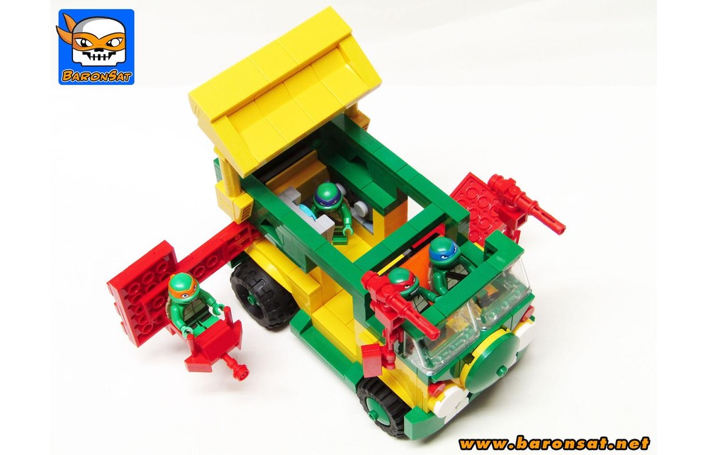 LEGO MOC RB TMNT Party Wagon by BaronSat | Rebrickable - Build with LEGO