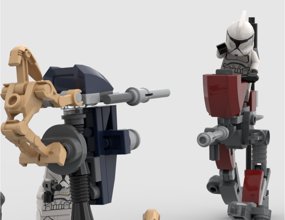 LEGO MOC AT-RT Vs. STAP Speeder Battlepack by CloneBenjamin15 ...