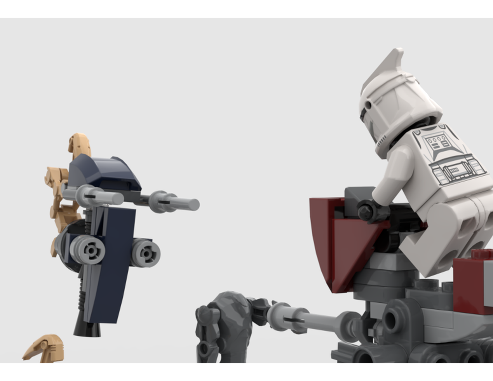 Lego Moc At Rt Vs Stap Speeder Battlepack By Clonebenjamin15