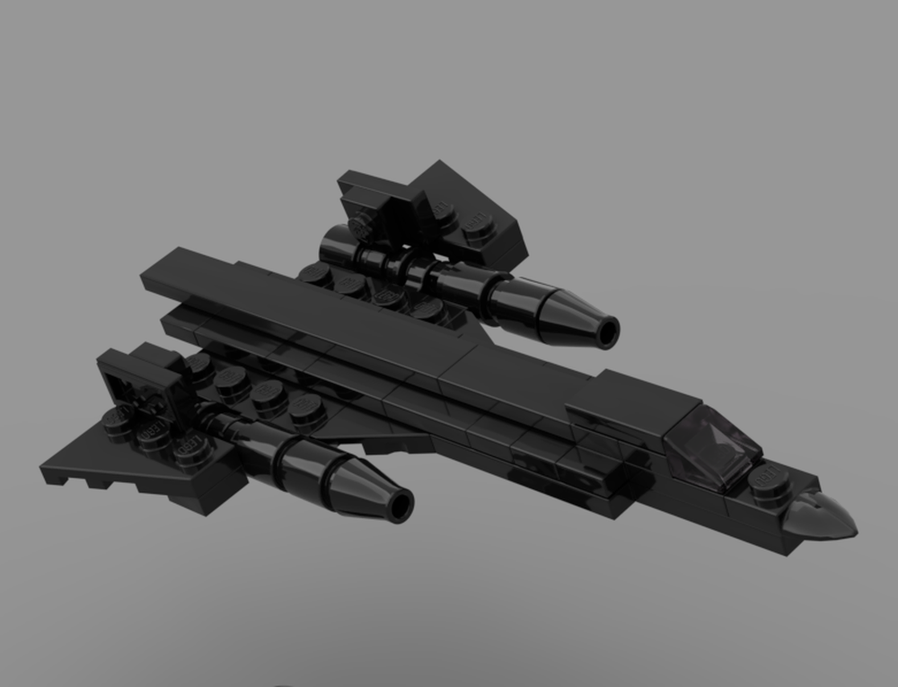 LEGO MOC sr-71 blackbird mini by Fighterjetfan15 | Rebrickable - Build ...