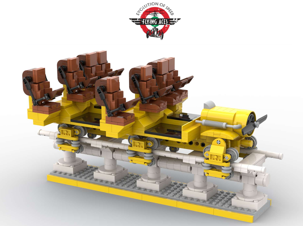 LEGO MOC ROLLERCOASTER - FLYING ACES - F.errari World Abu Dhabi by ...