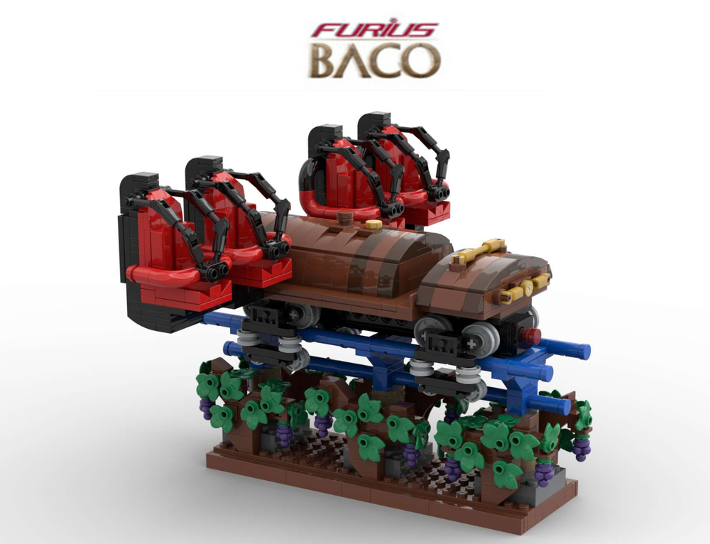 LEGO MOC ROLLERCOASTER - FURIUS BACO - PortAventura Park by Coasters ...