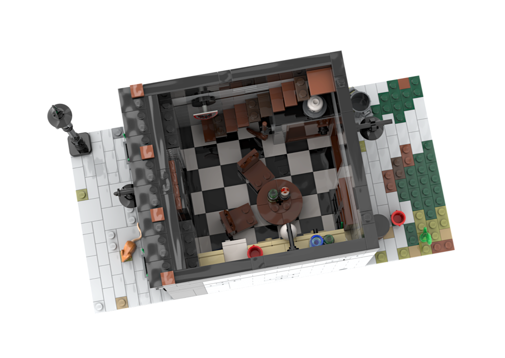 LEGO MOC Gothic Town House by Br1ckD3sign | Rebrickable - Build with LEGO