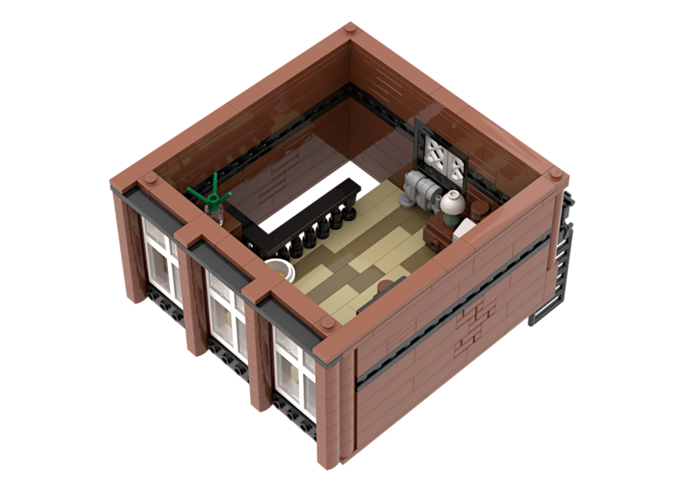 LEGO MOC Gothic Town House by Br1ckD3sign | Rebrickable - Build with LEGO