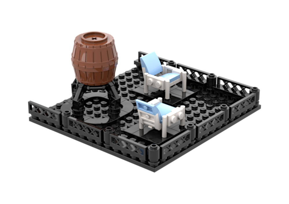 LEGO MOC Gothic Town House by Br1ckD3sign | Rebrickable - Build with LEGO