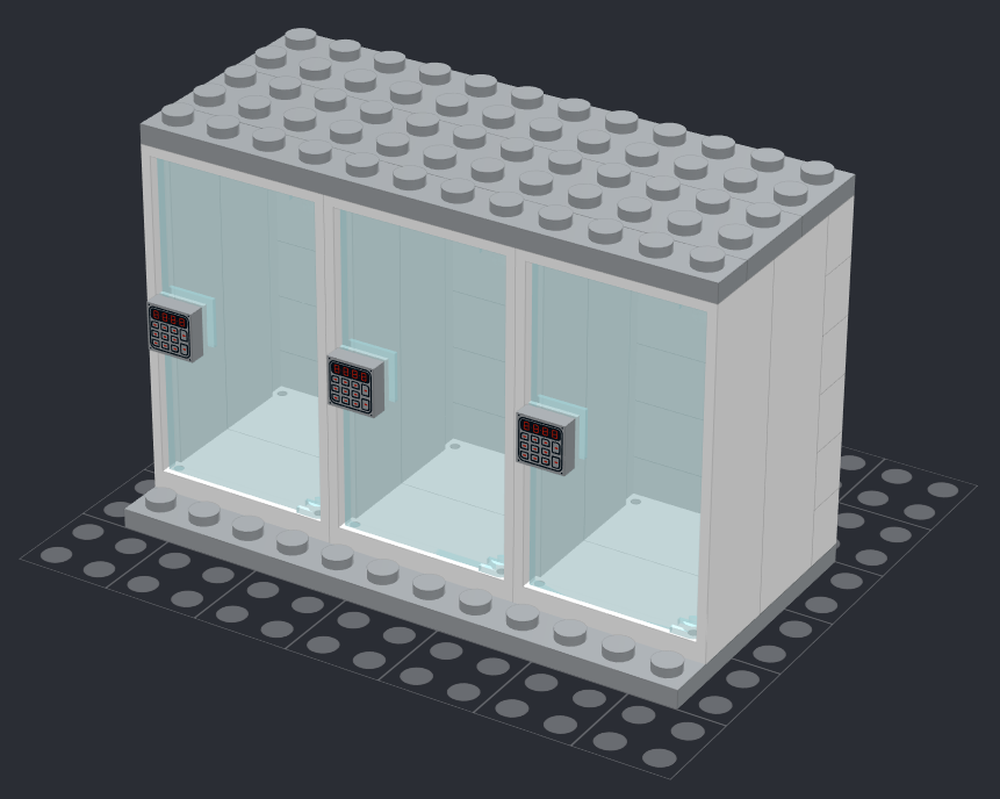 LEGO MOC Basic Prison cell block (Based of Arkham) by Lockheed_enjoyer ...