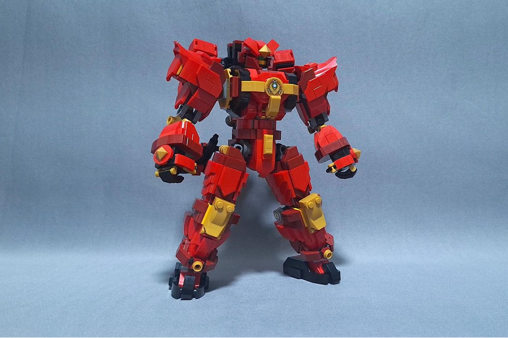 Lego Moc Kais Ultimate Elemental Fire Mech V2 By Mechalaro