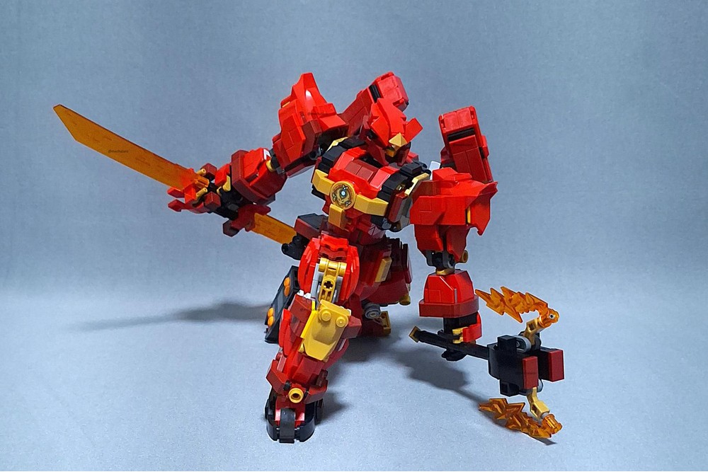 LEGO MOC Kai's Ultimate Elemental Fire Mech v2 by Mechalaro ...