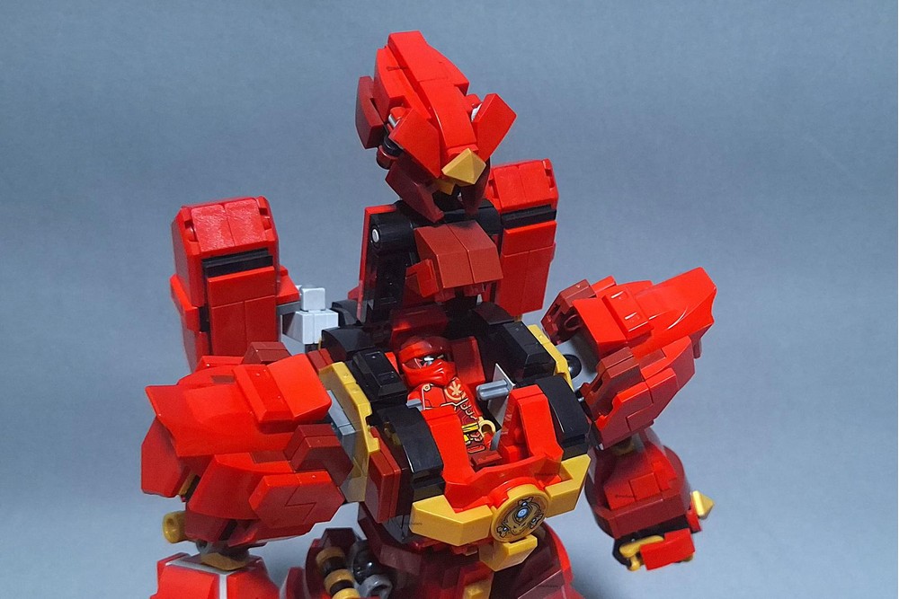 Lego Moc Kais Ultimate Elemental Fire Mech V2 By Mechalaro