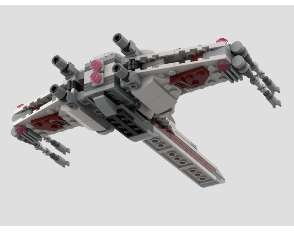 LEGO MOC Star Wars medium size X-Wing by glacenougat | Rebrickable ...