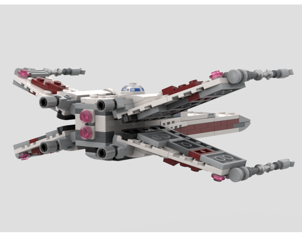 LEGO MOC Star Wars medium size X-Wing by glacenougat | Rebrickable ...