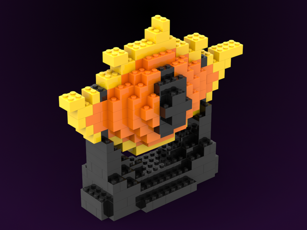 LEGO MOC Eye of Sauron by DoesTheBrick | Rebrickable - Build with LEGO
