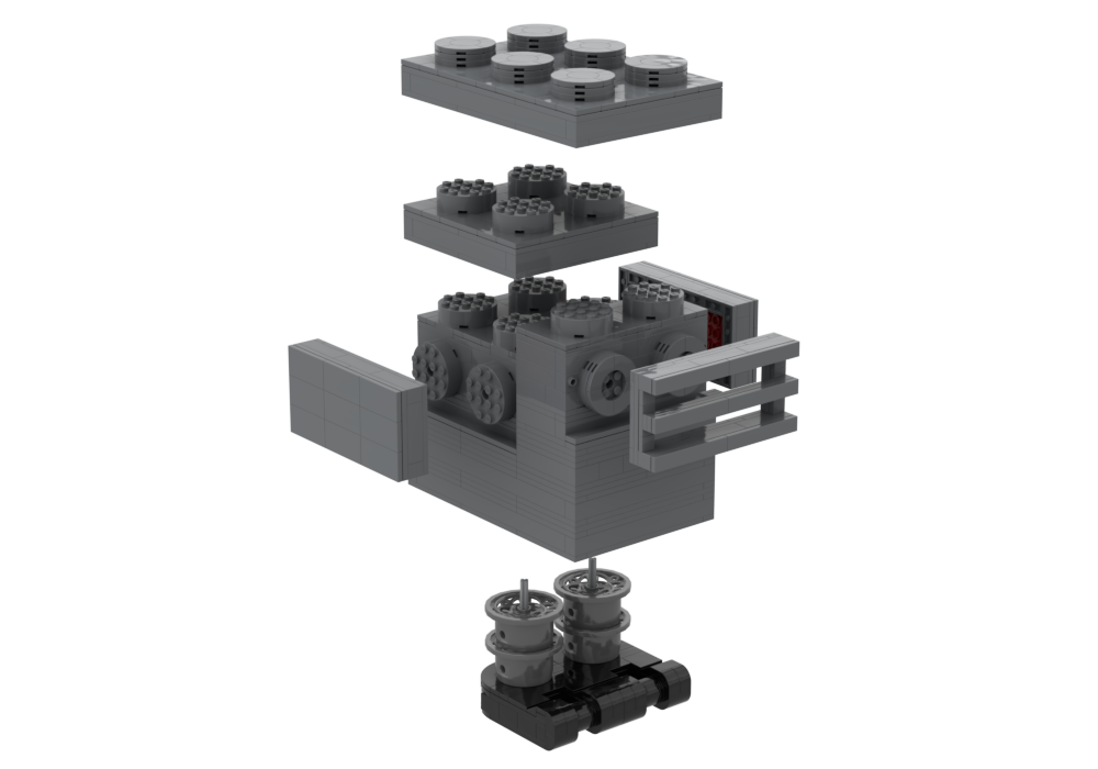 Lego Moc Upscaled Gnk Power Droid Gonky From The Bad Batch By