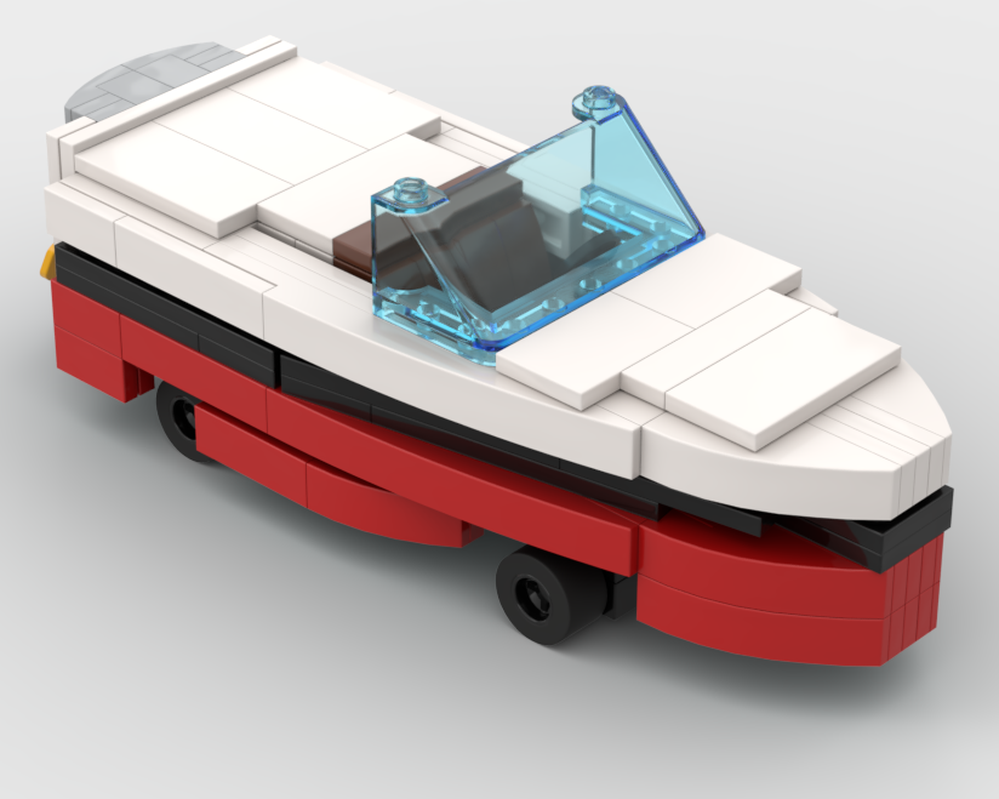 LEGO MOC Boatmobile by aceyp9000 | Rebrickable - Build with LEGO