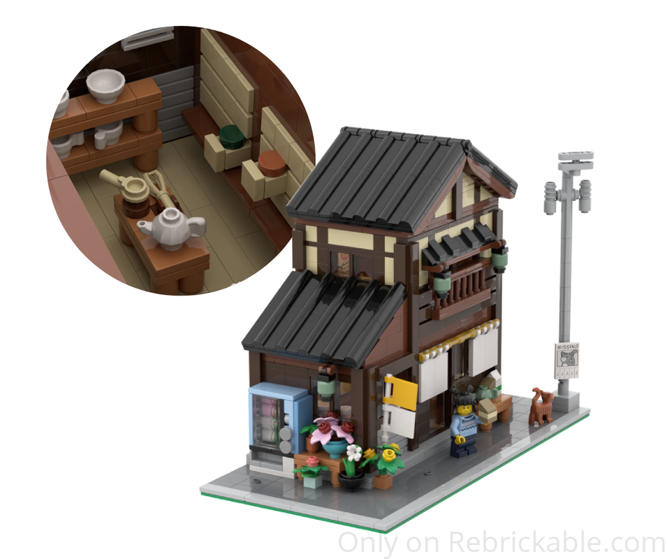 LEGO MOC Tea Shop by rebelnili | Rebrickable - Build with LEGO