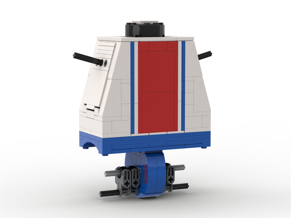 LEGO MOC Upscaled red/blue striped torso by Briquoleur | Rebrickable ...