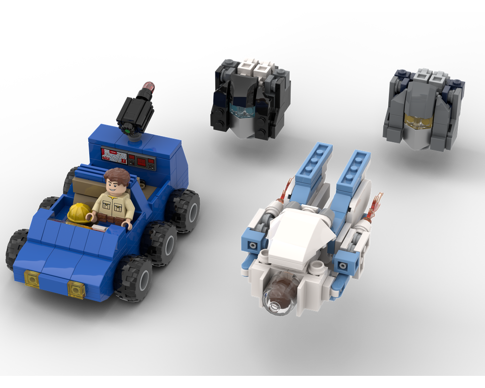 LEGO MOC Spike Witwicky / Headmasters / Roller G1 Autobot Transformers ...
